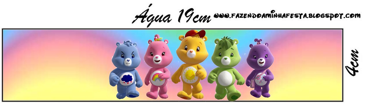 Care Bears Party: Free Printable Candy Bar Labels. - Oh My Fiesta! in ...