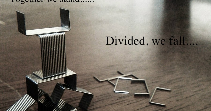 Knowing God: Together We Stand, Divided We Fall.