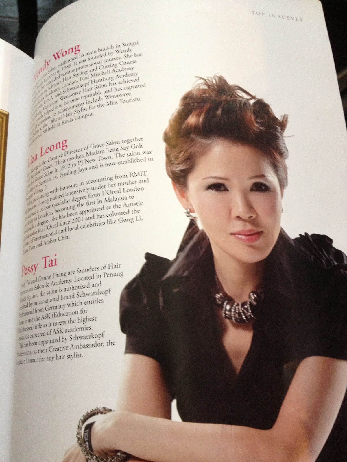 Jacqueline Chang's Life As A Hairdresser: Malaysia Top 10 Women ...
