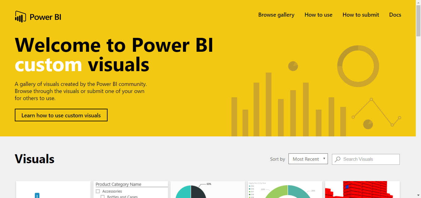UrBizEdge Blog: How To Add Additional Charts (Custom Visuals) To Power BI
