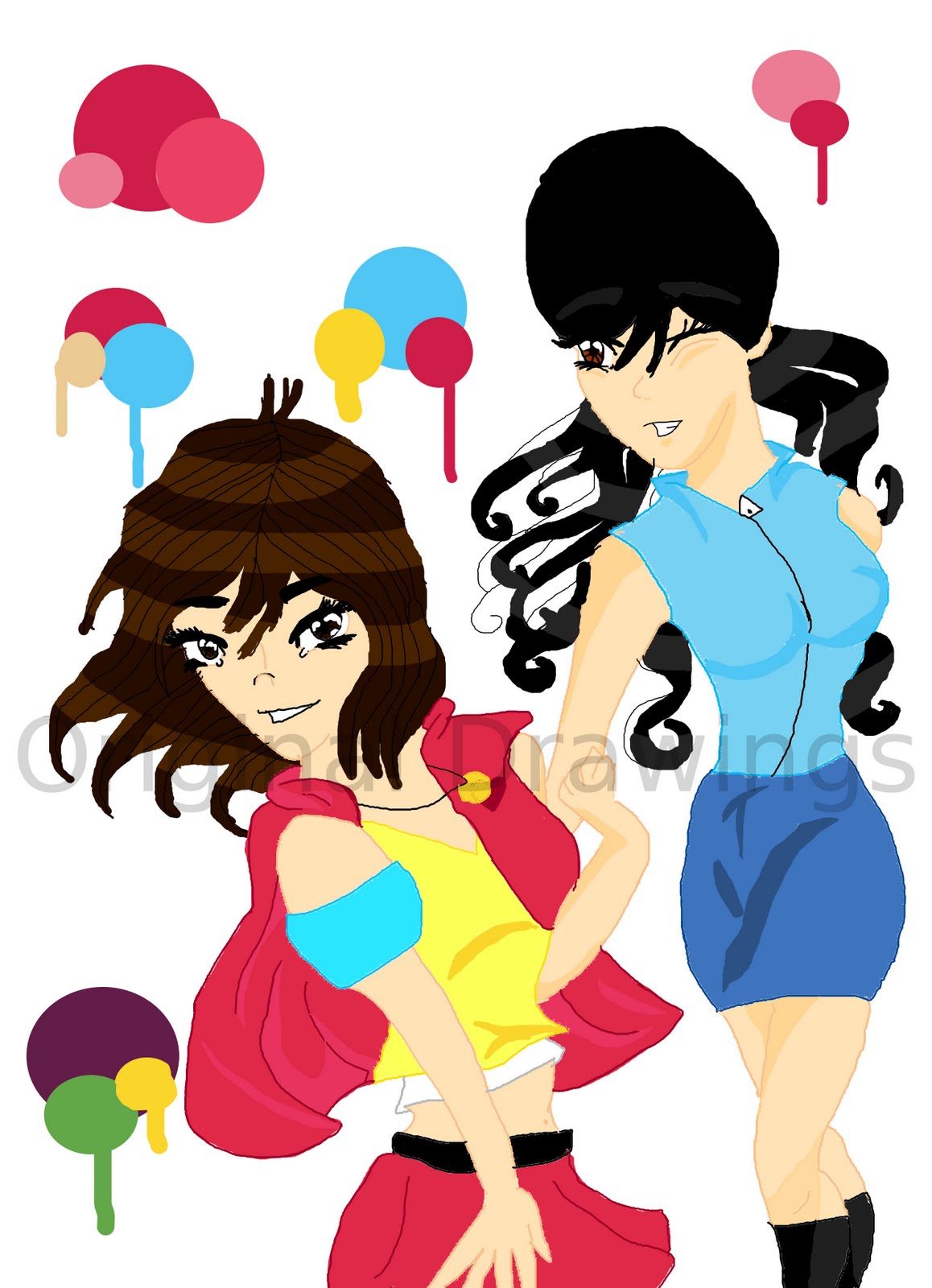 Original Drawings: Mônica e Magali - - - Tmj