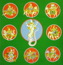 Snake: Carrying Bhuma Devi and Surrounded by Eight Disha Palakas