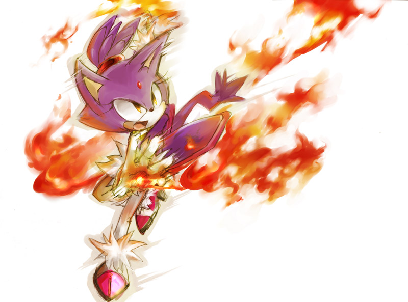 las aventuras de Sonic the Hedgehog y sus amigos: 40) la busqueda de Blaze