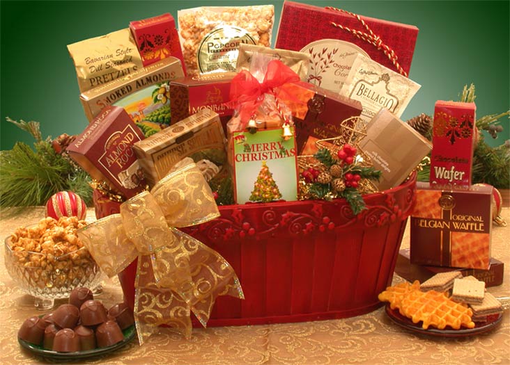 Promotional gifts: Christmas gift baskets and buy gift baskets for women