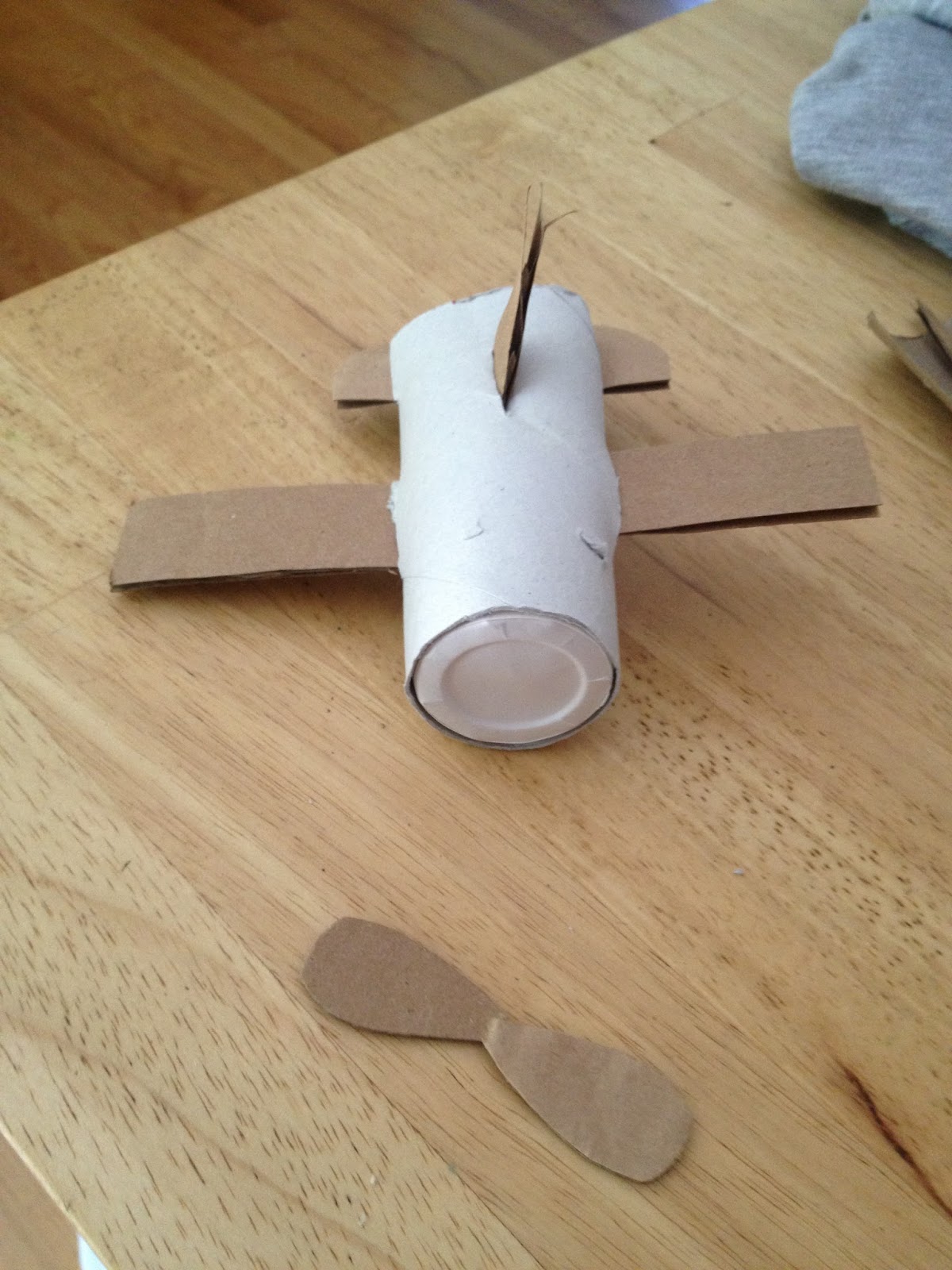 playing outside of the box: recycled airplane