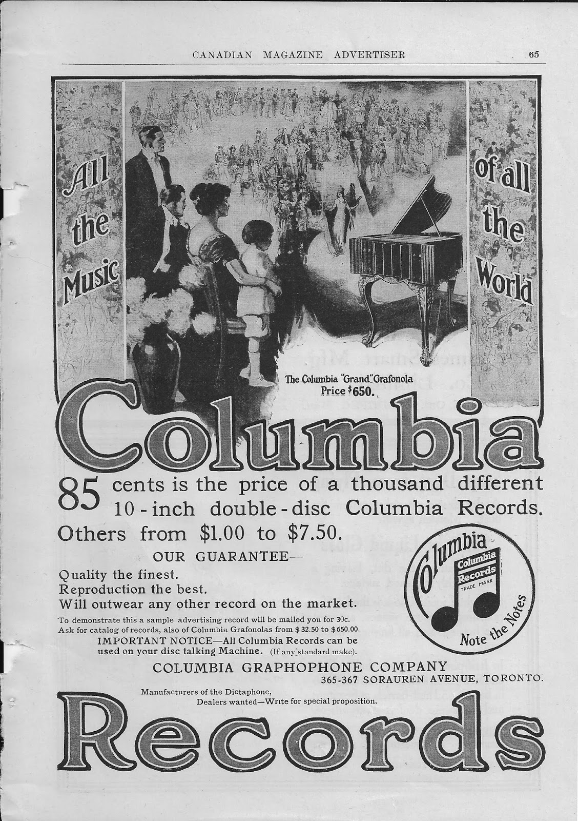 Pioneer & Vintage Advertisements: Music and Radio Ads