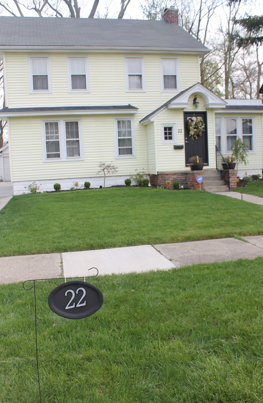 HARRIS HOUSE: What's Your Address: DIY Post