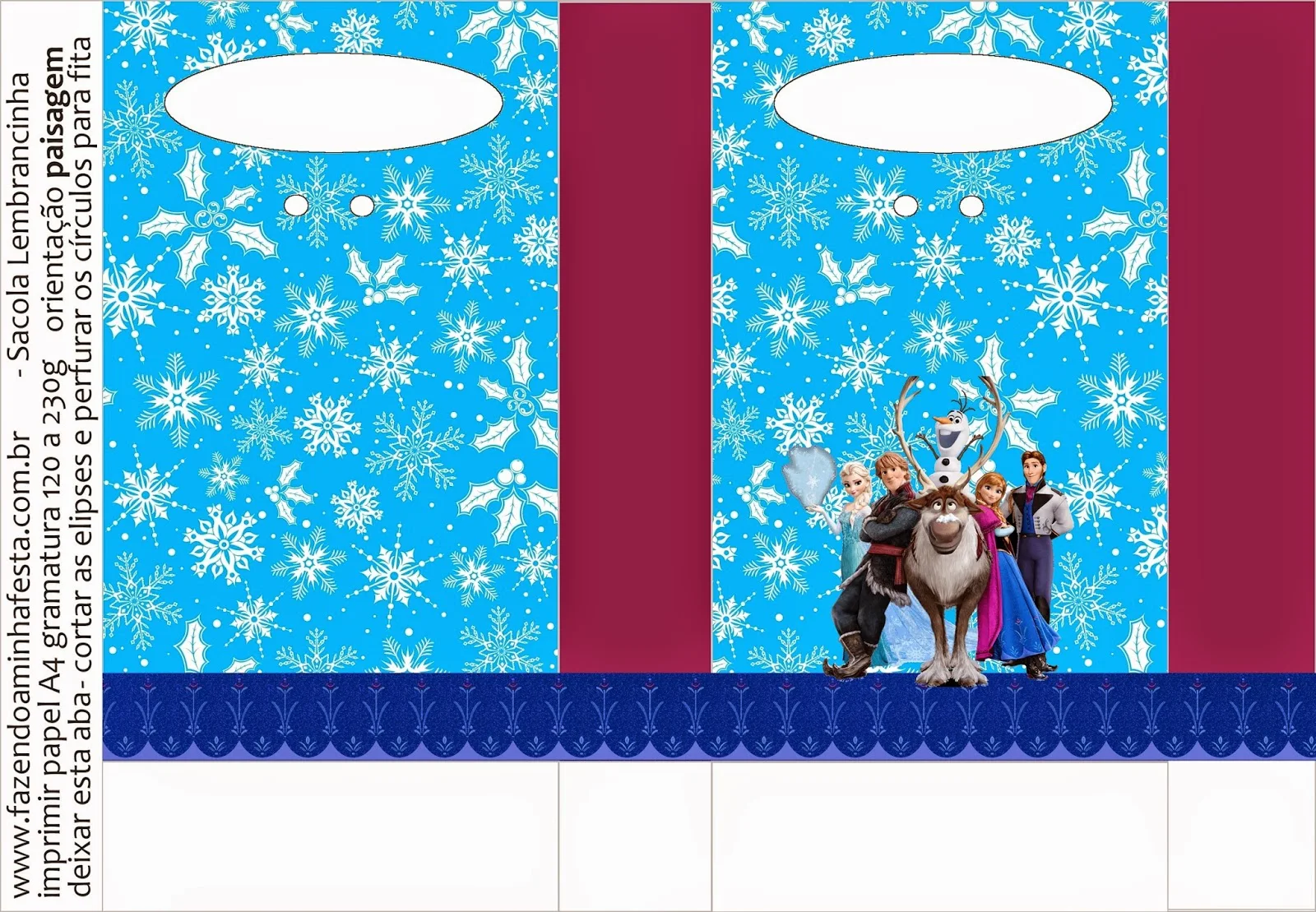 Cute Frozen Party: Free Printable Boxes. - Oh My Fiesta! in english