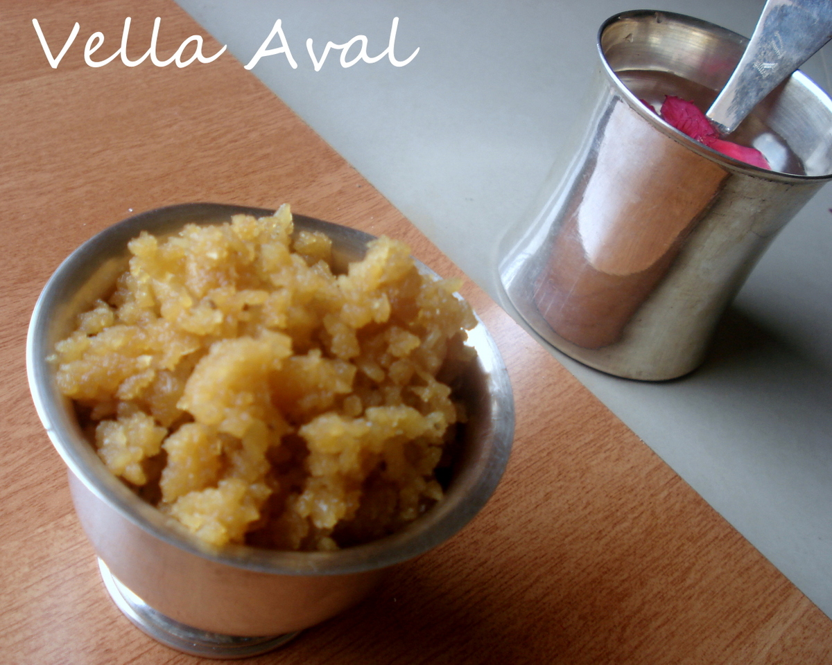 Palakkad Chamayal: Vella Aval/Avil