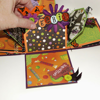 Dizzy Blond Designs: Halloween Explosion Box
