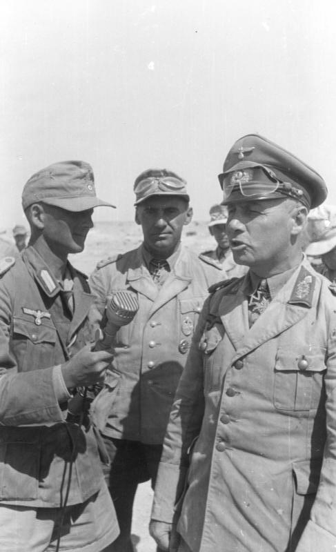 NAZI JERMAN: Foto Erwin Rommel Sebagai Panglima Afrikakorps