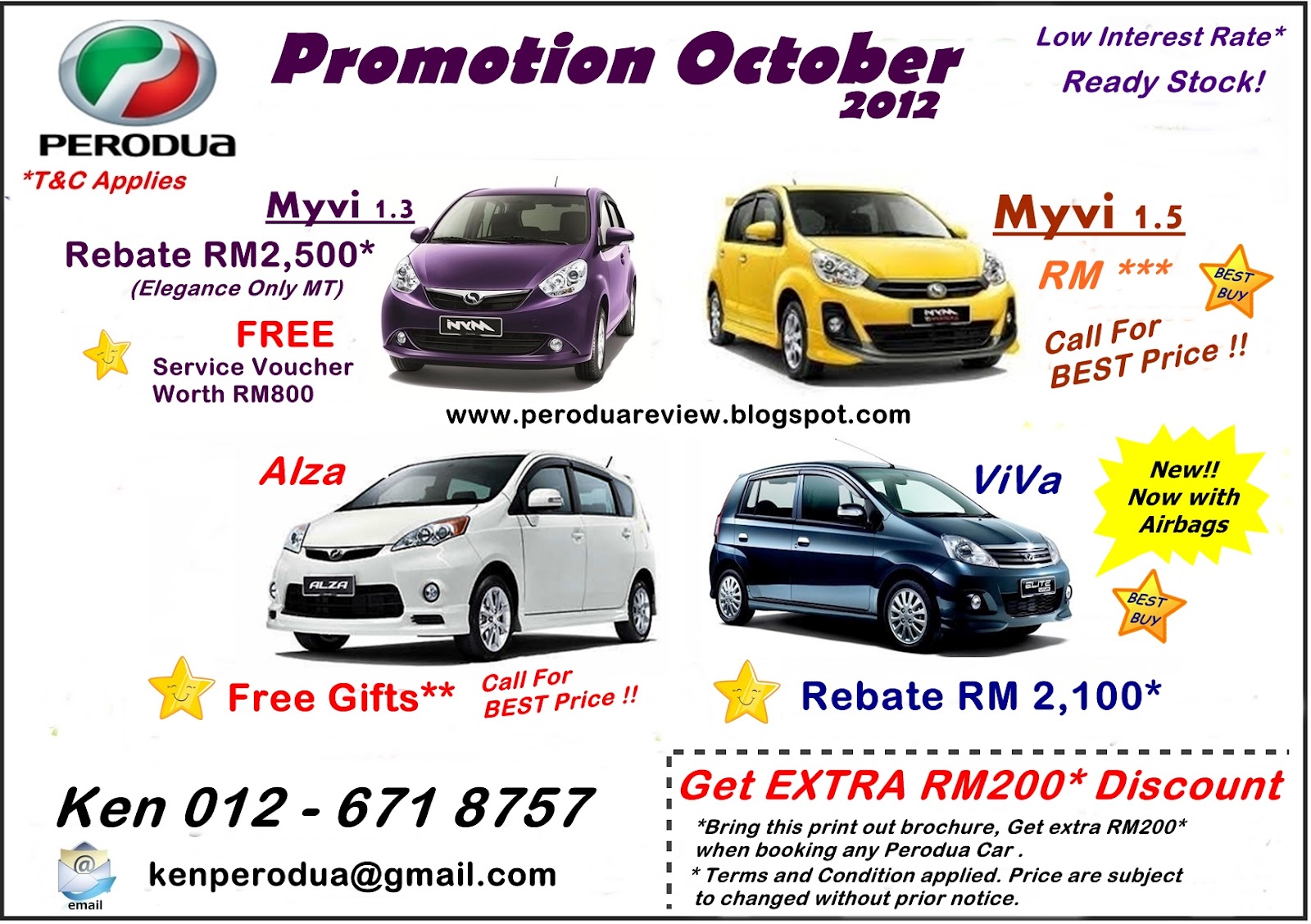 Perodua Promosi Malaysia- 012-671 8757: Perodua Oktober Promosi