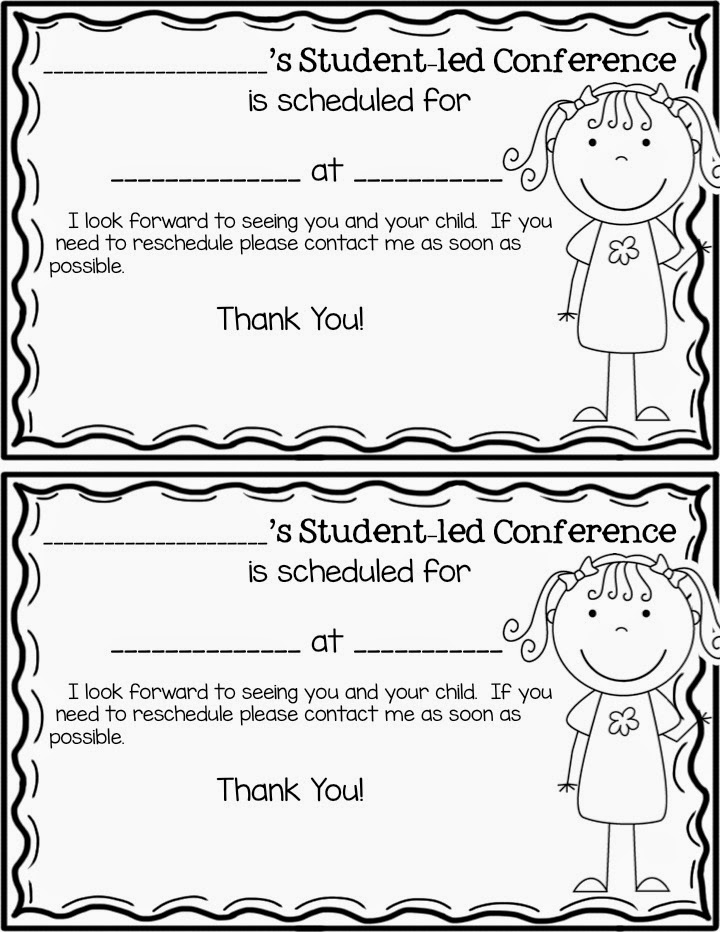 Lattes And Lunchrooms: Student-led Conferences & A Freebie