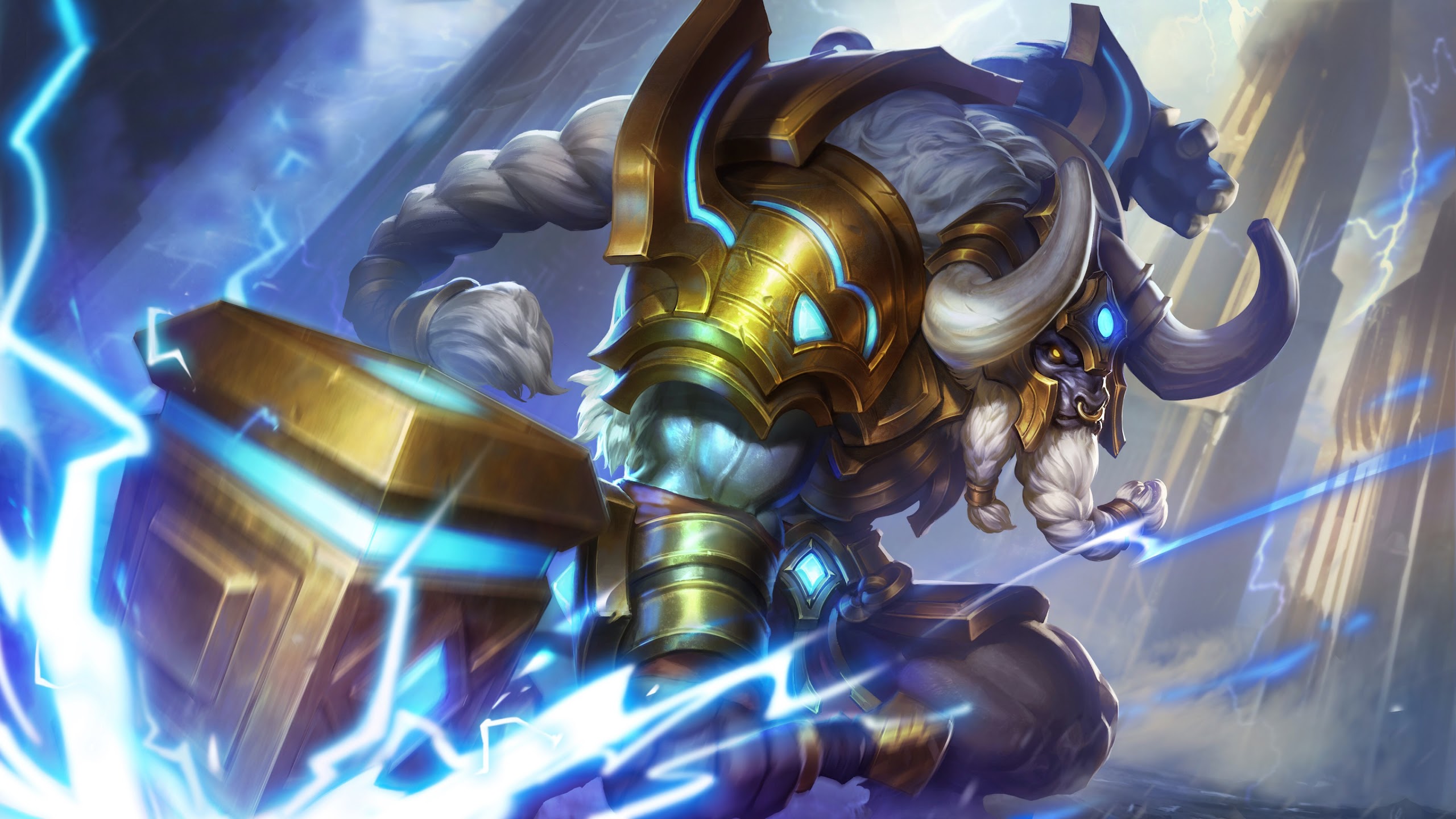 Minotaur, Orbiter, Skin, Mobile Legends, 4K, #13 Wallpaper PC Desktop