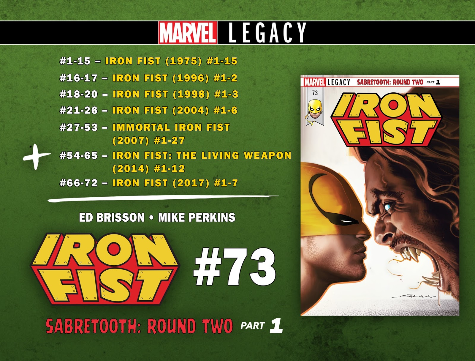 The Launchpad: MARVEL LEGACY Numbering Guides/Charts