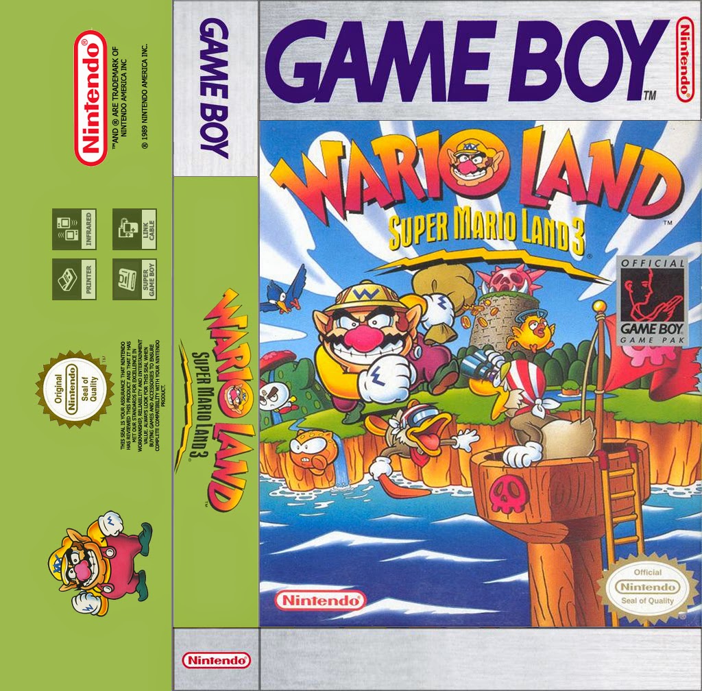 Solo una partida mas: Super Mario land 3: Wario land Game boy cassette ...