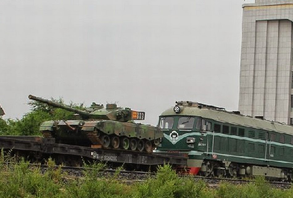 Asian Defence News: Chinese PLA 96A main battle tanks