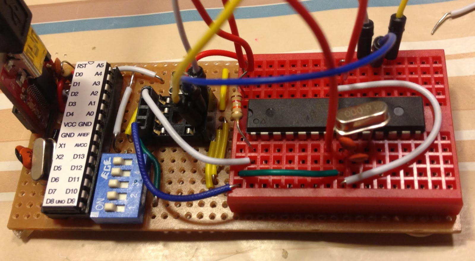 DIYcrap: Arduino ATtiny programmer circuit DIYcrap: Arduino ATtiny programmer circuit