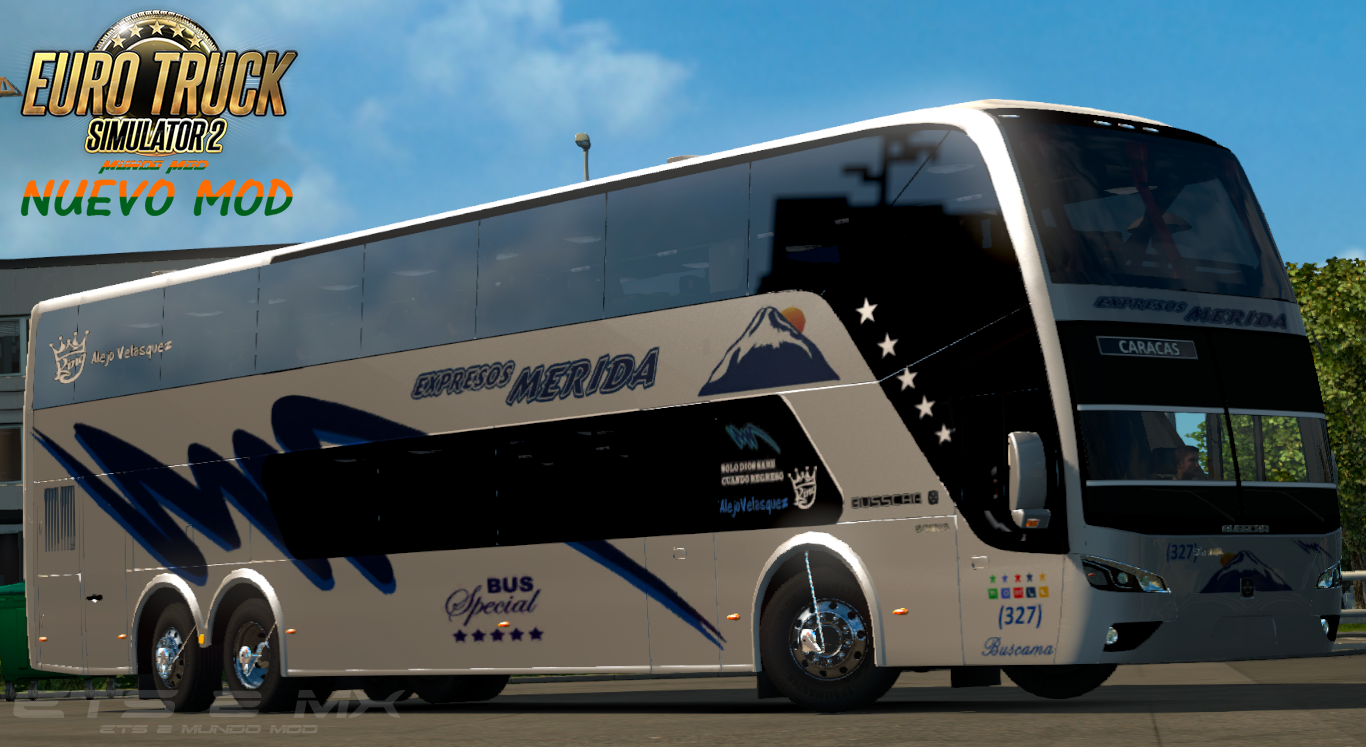 (Autobús ETS 2) Busscar Panoramico DD - ETS 2 Mundo Mod