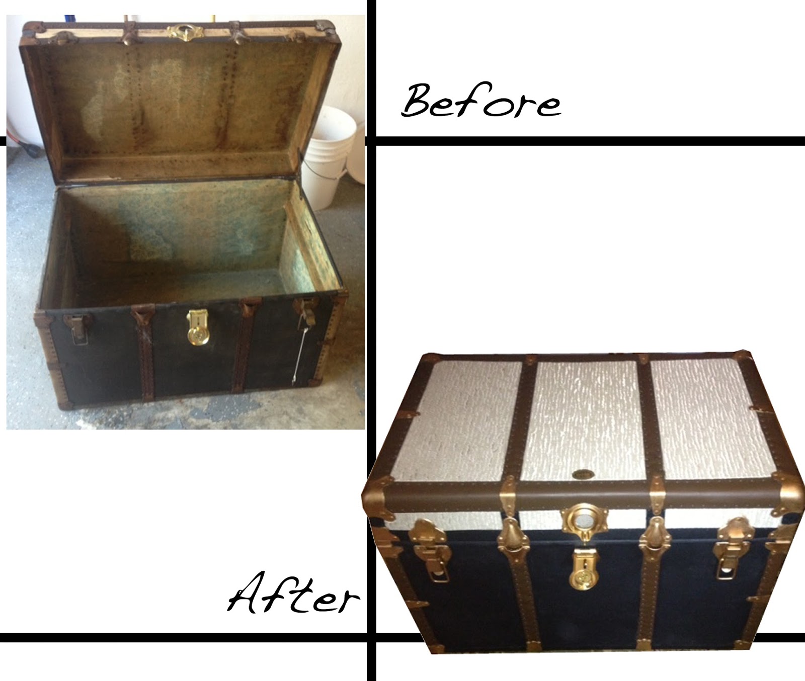 Dalliance Design | A Love Affair With Design: DIY TRUNK TRANSFORMATION