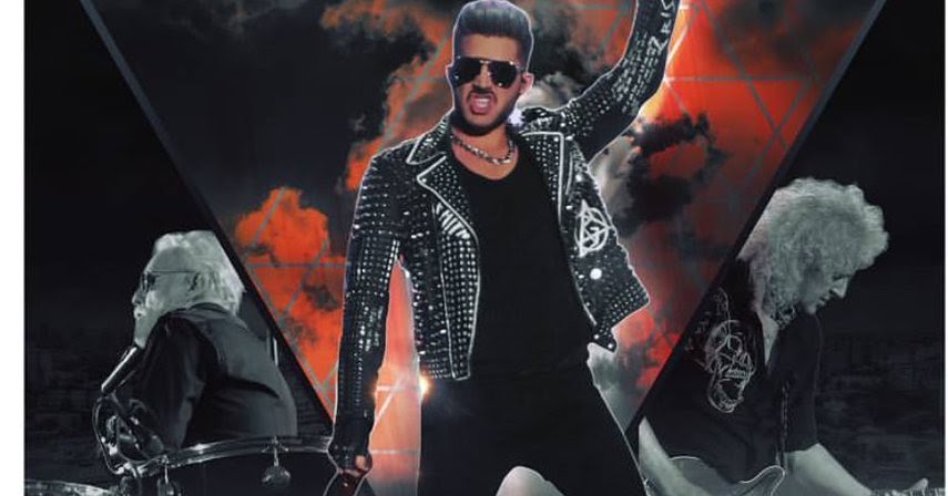 "Unofficial" Poster: Queen + Adam Lambert Tel Aviv, Israel Concert (9 ...