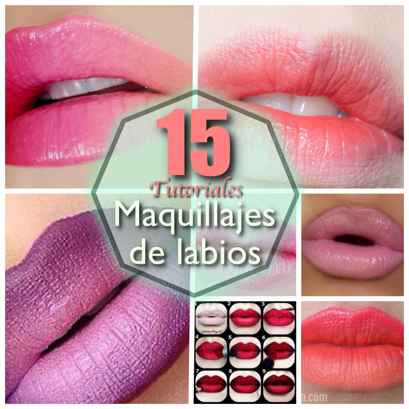 15 tutoriales para maquillar tus labios | Belleza DIY