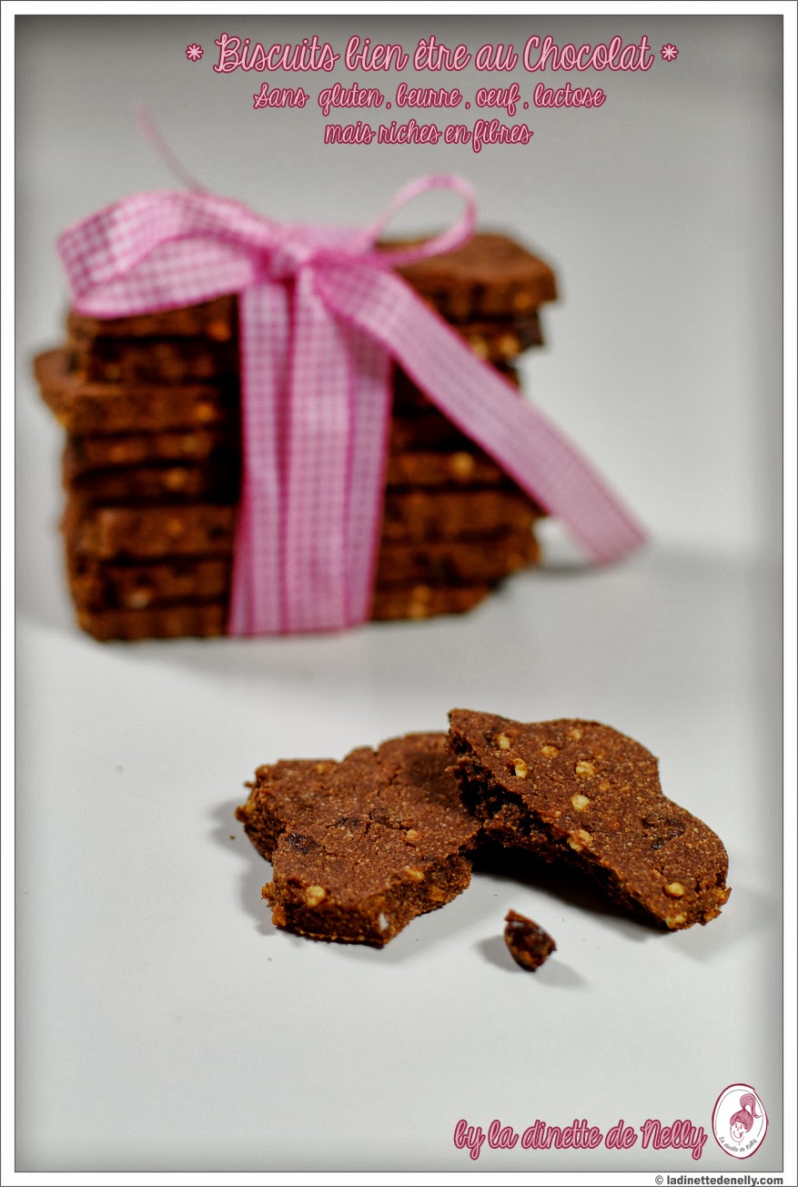 La Dinette de Nelly: Biscuits bien être au chocolat { Sans gluten, sans ...