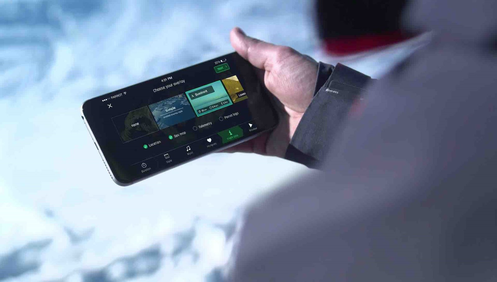 Droni Parrot: aggiornata la FreeFlight Pro con Flight Director per l ...