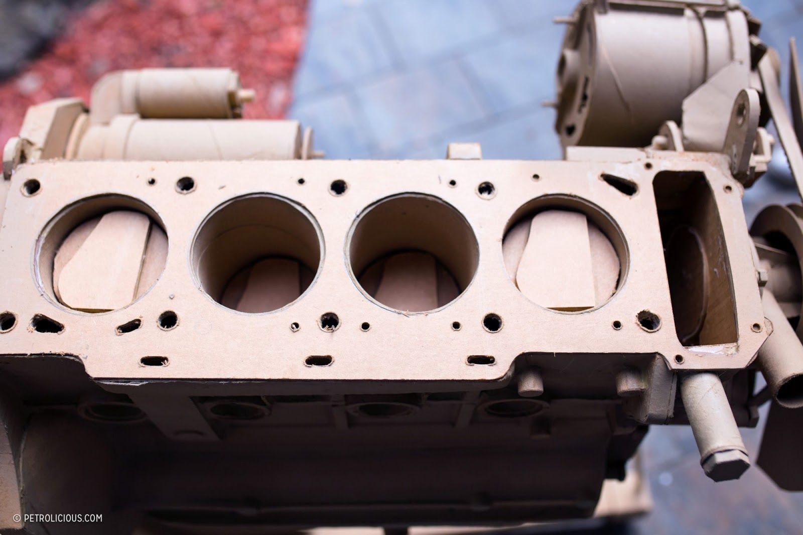 Just A Car Guy: made of cardboard!