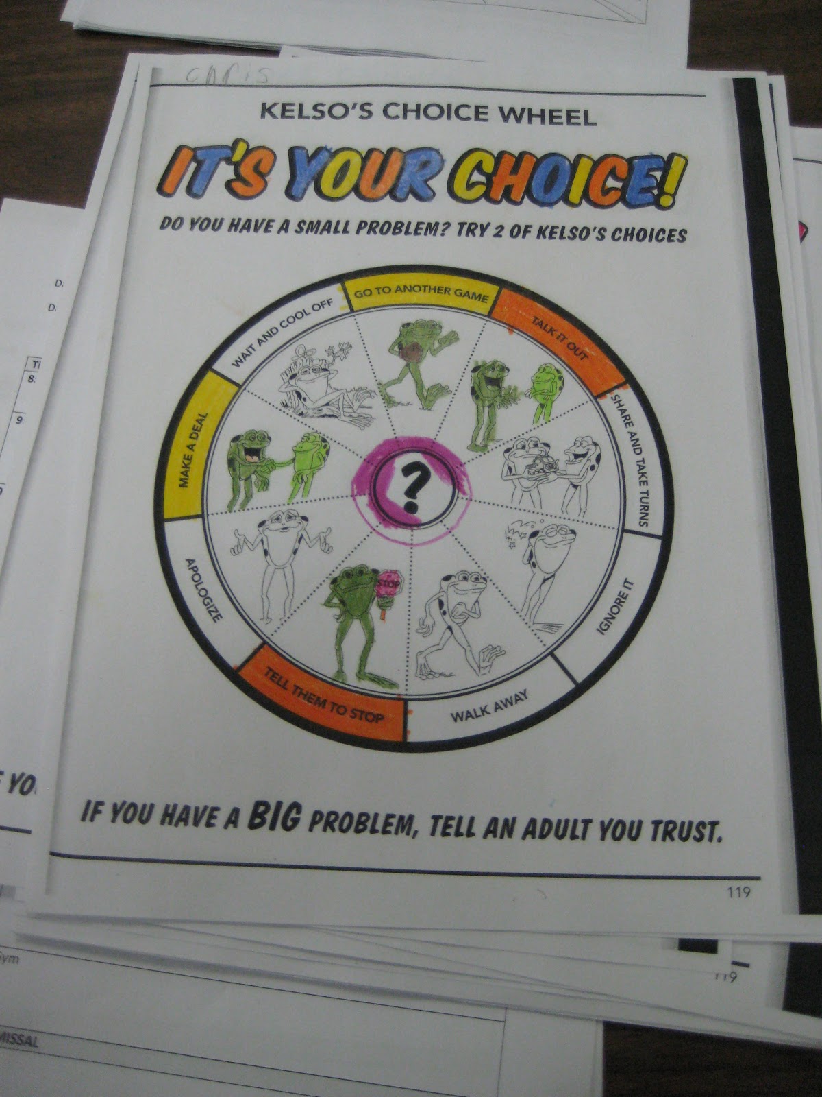 Ms. Ketcheson's Class Blog : Kelso's choices