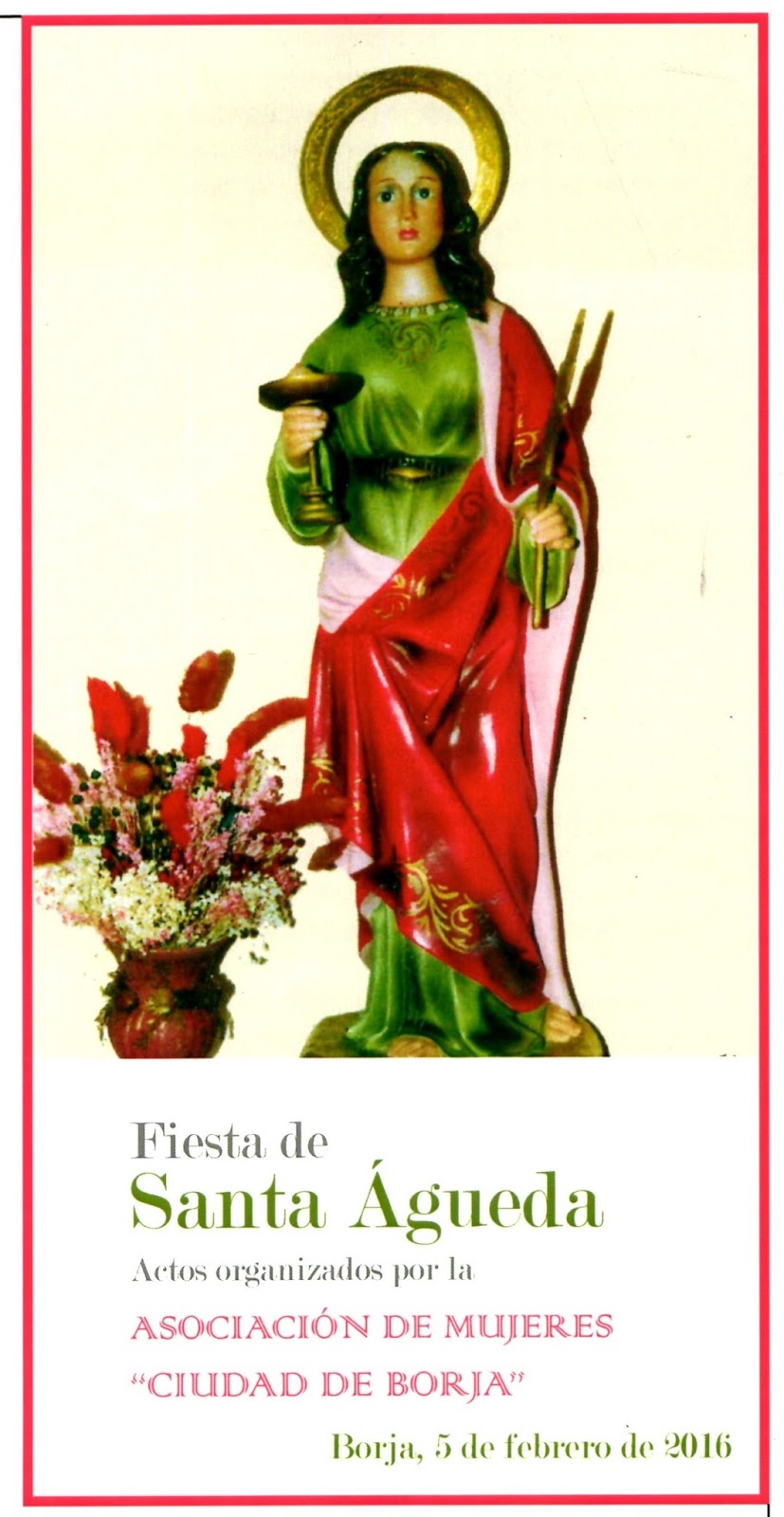 Centro de Estudios Borjanos: Fiesta de Santa Águeda