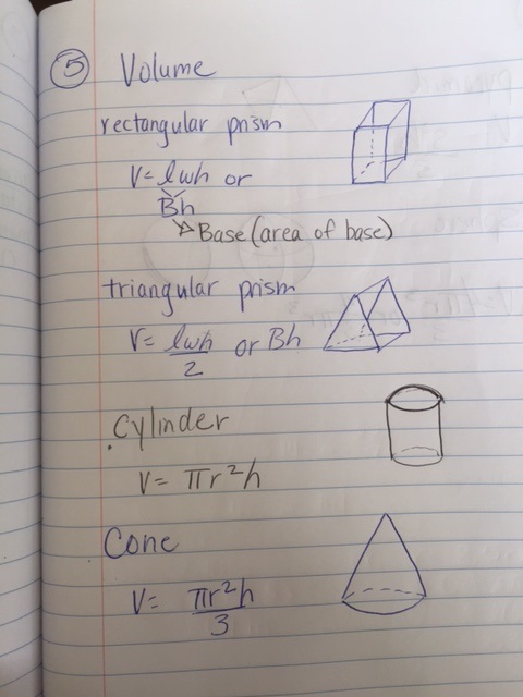 Mrs. Sessions - 7th Grade - Advanced Math: Volume Stations