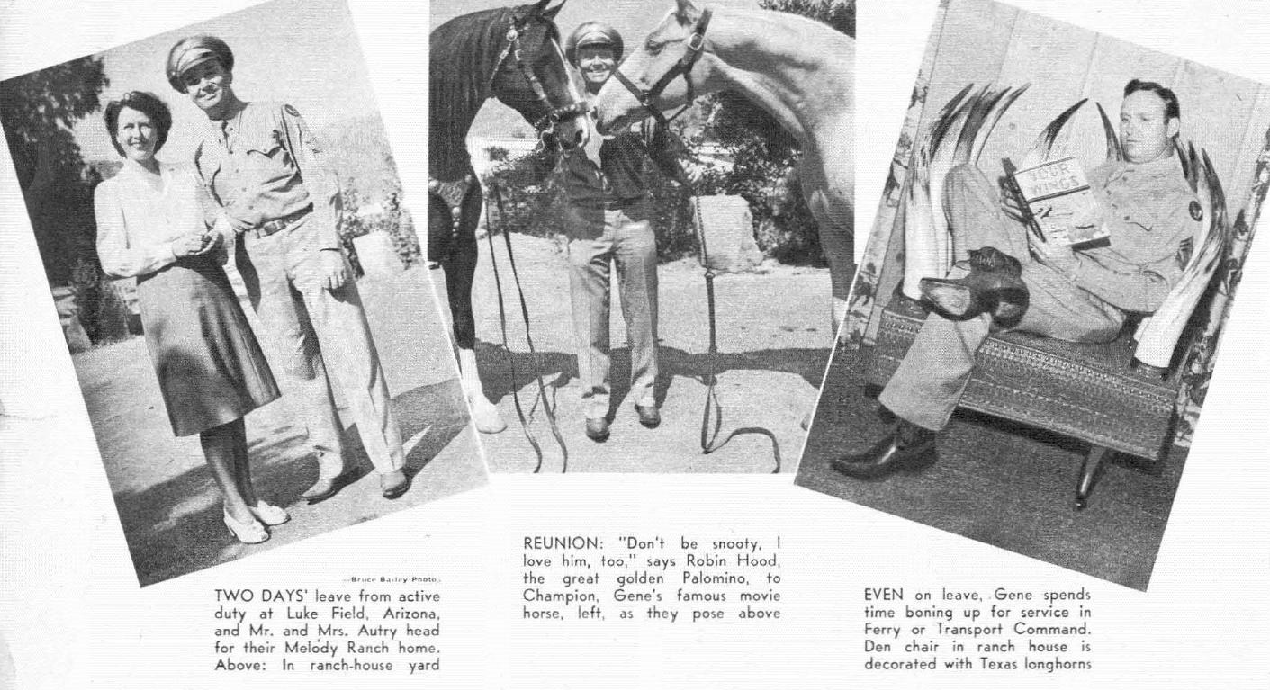 Three Hundred Solo Flying Hours Has Earned Gene Autry a Pilot’s License ...