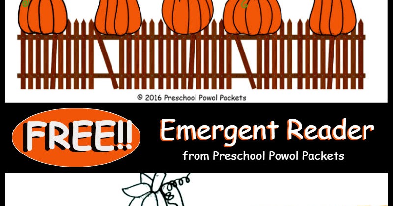 {FREE} Easy Emergent Reader: Counting Pumpkins | Preschool Powol Packets