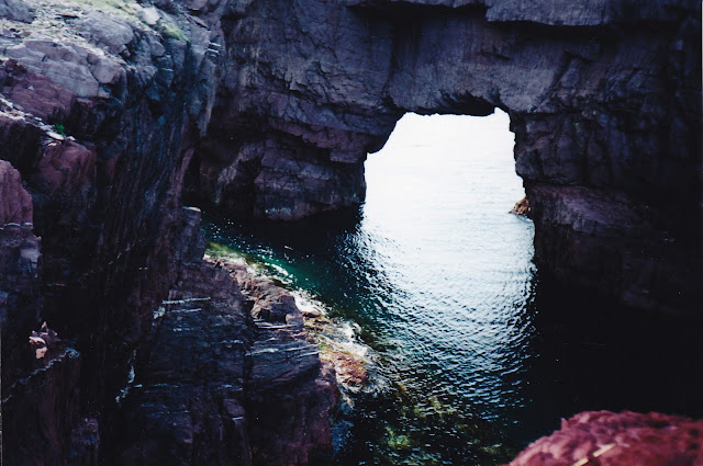 Canada Travel By Krystyna: Sea Arch and Red Cliff Newfoundland