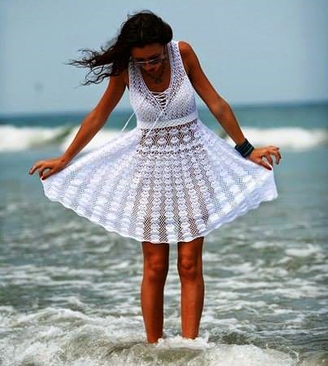 MENTŐÖTLET - kreáció, újrahasznosítás: Horgolt nyári ruhák