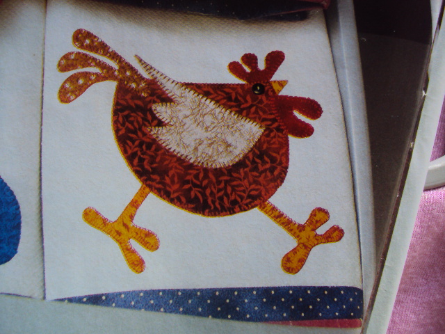 Sal da Terra Patchwork: Modelos de galinhas