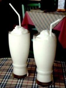 Banana and Coconut Shake | Kelapa Muda