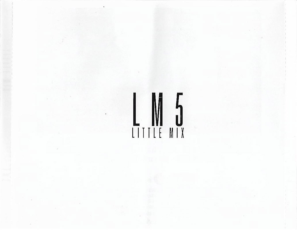 Encarte: Little Mix - LM5 - Encartes Pop