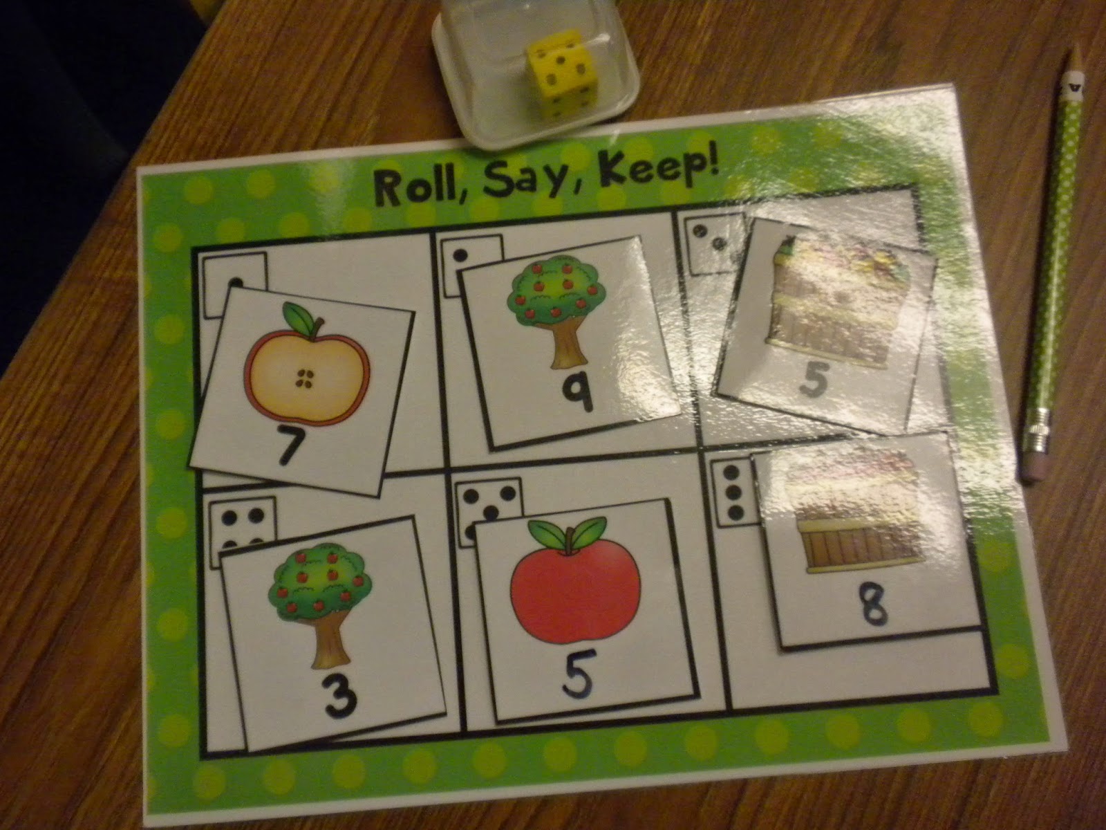 Math Tubs in Kindergarten: Week six - printing numbers 6-10, sets ...