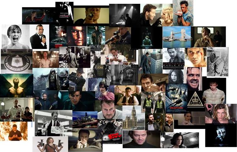 AS Media Studies: Genre Iconography Mood Board