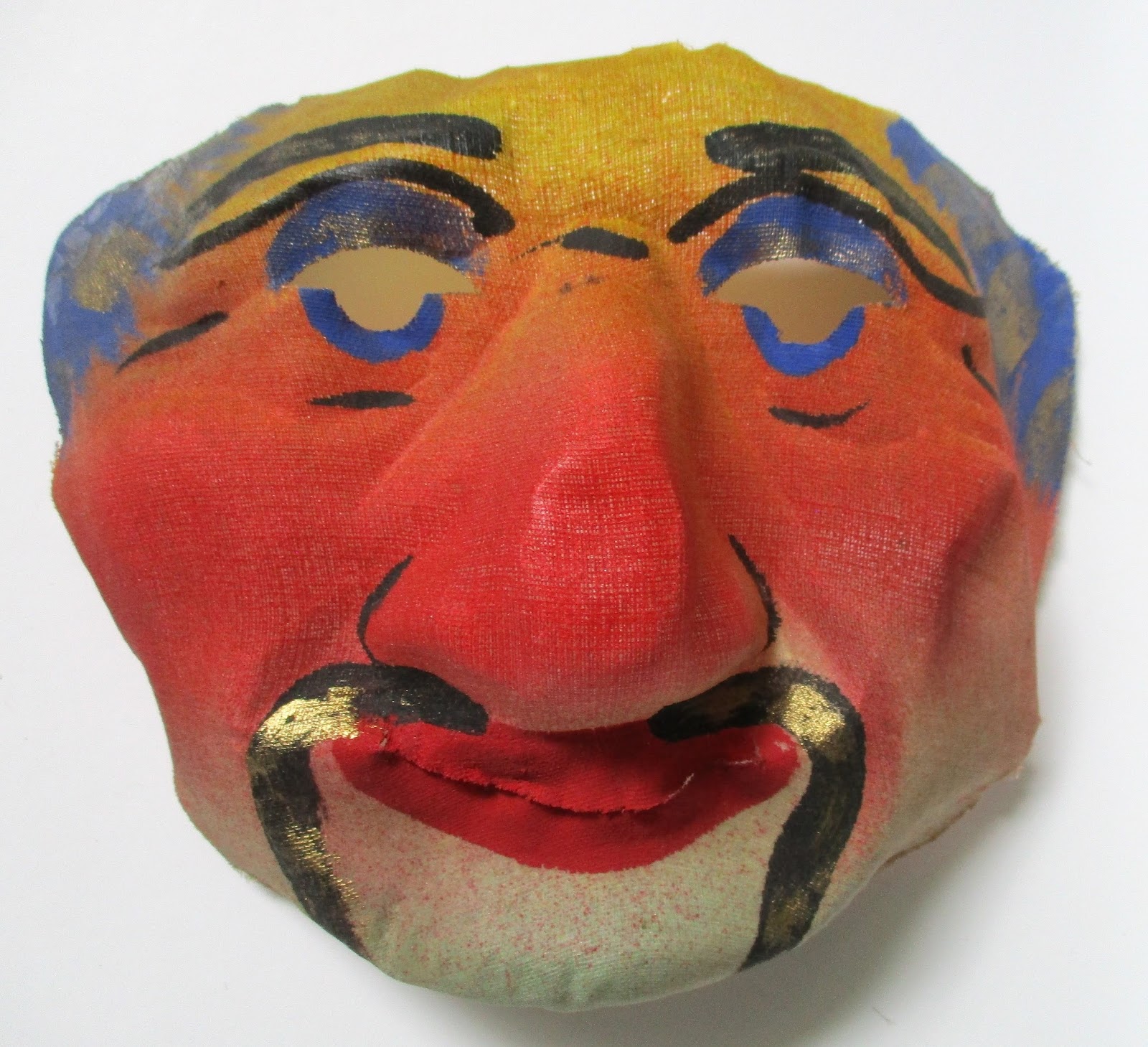 Dull Tool Dim Bulb: Vintage Antique Gauze Linen Muslin Buckram Masks ...