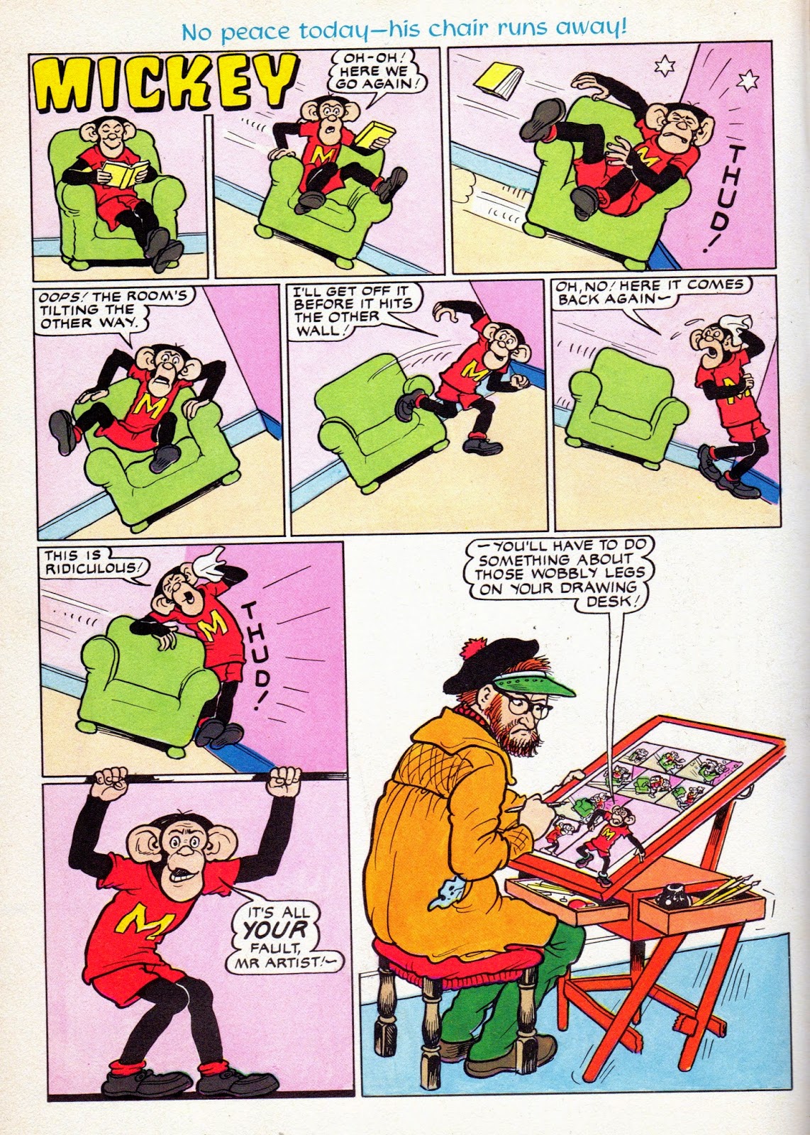 Peter Gray's Comics and Art: Probably the last Mickey the Monkey by ...