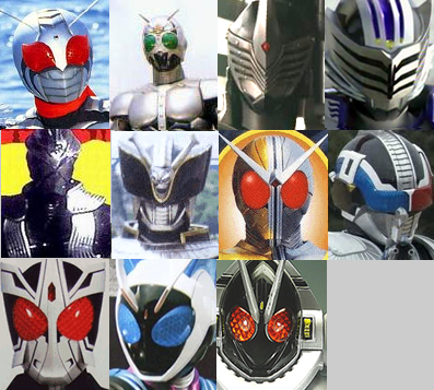 Henshin Grid: Kamen Riders: Different Shades of Colors - 3 (2012)