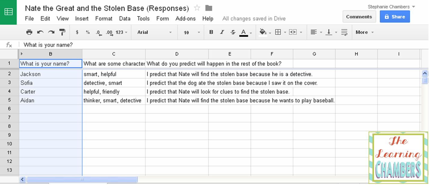 You Oughta Know About....Google Forms in Guided Reading - The Learning ...