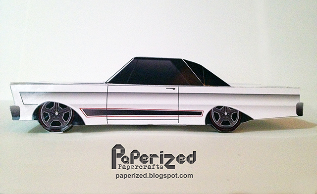 Kindig's 1965 Ford Galaxie Paperized | Paperized Crafts