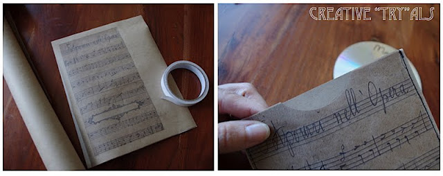 Creative "Try"als: Homemade CD/DVD Pouch