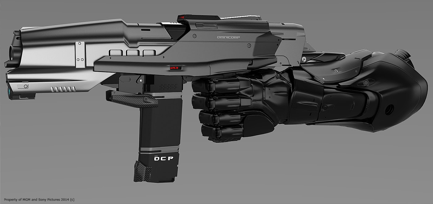 Awesome ROBOCOP 2014 Armor and Weapons Concept Art by Vitaly Bulgarov ...