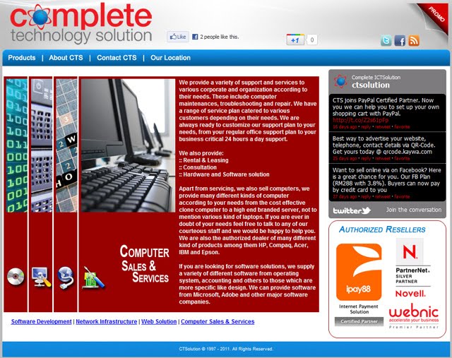Complete Technology Solution: ICT Solution Specialist: CTS launches new website look