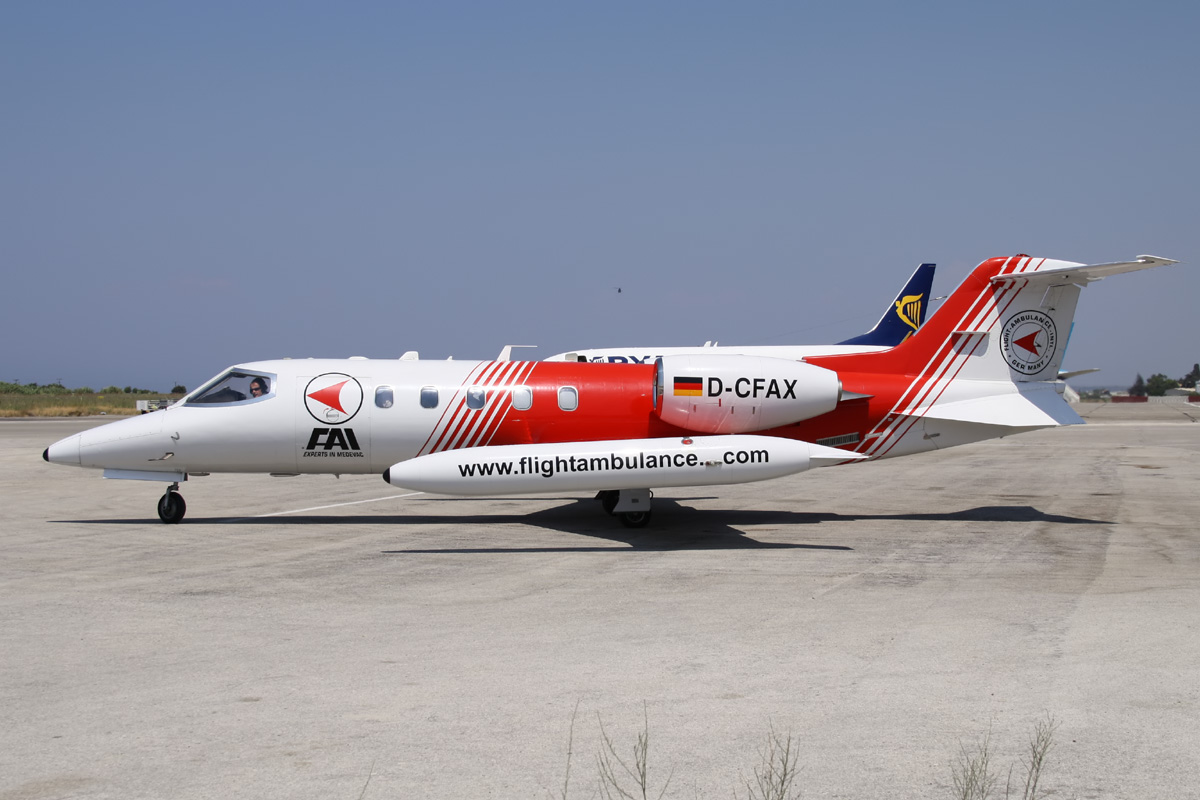 Eastwings: Learjet 35A RX * FAI Flight Ambulance Intl. * D-CFAX